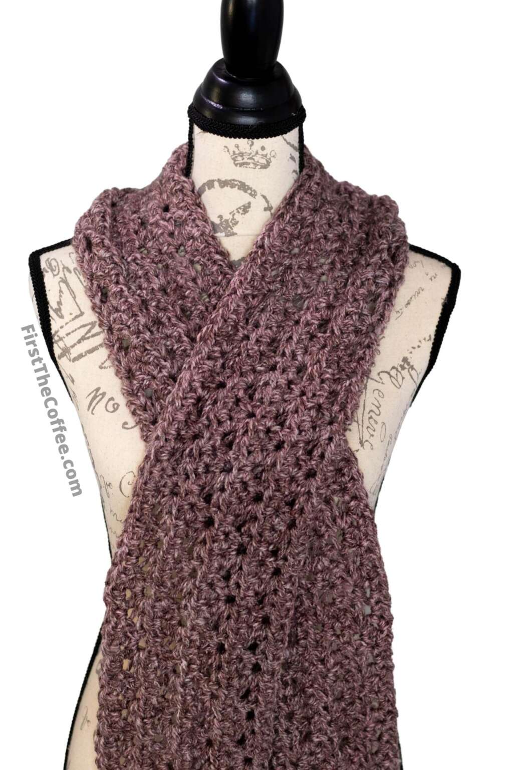 Easy One Skein Bulky Yarn Crochet Scarf Pattern