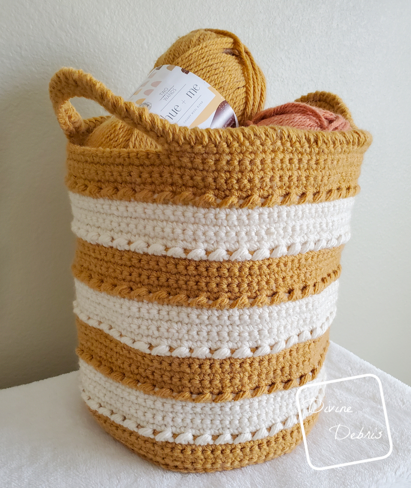 Over 20 Free Crochet Basket Patterns - First The Coffee Crochet